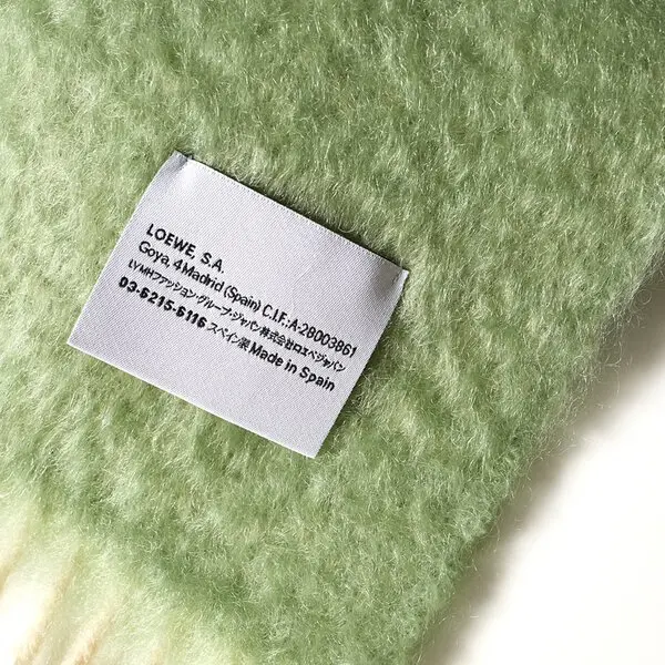 Loewe Contrast Mohair Scarf