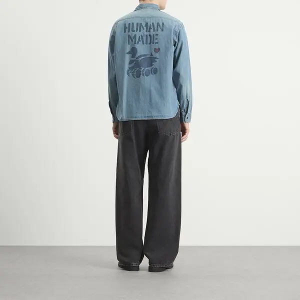 HUMAN MADE Stencil Military Chambray Shirt