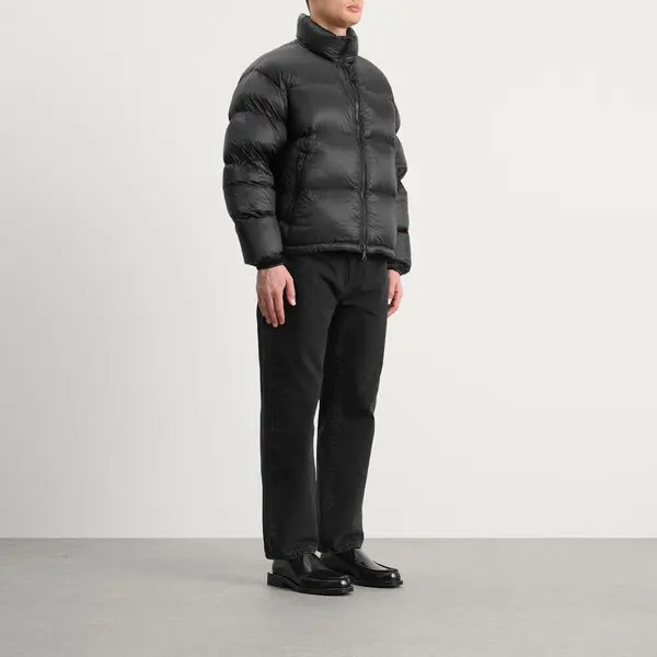 MKI MIYUKI ZOKU Translucent Funnel Neck Bubble Jacket