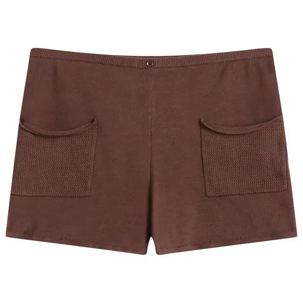 PEACHY DEN Marie Knit Shorts