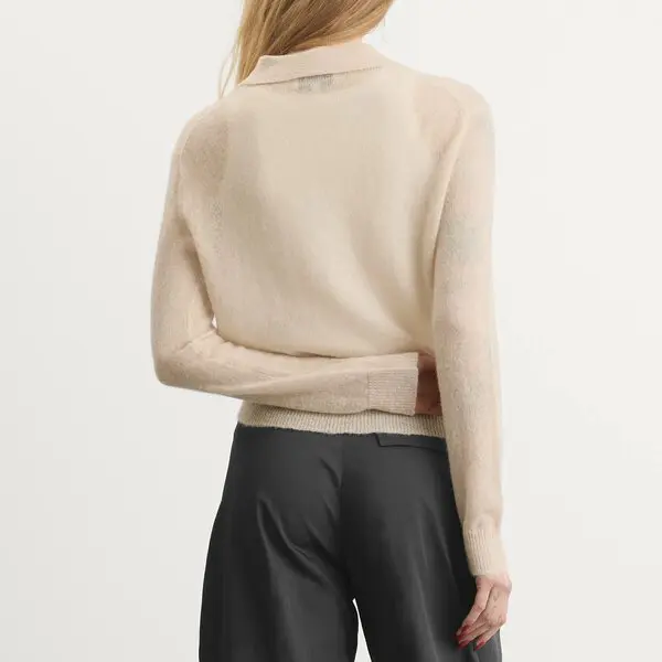 Studio Nicholson Long Sleeve Polo Knit