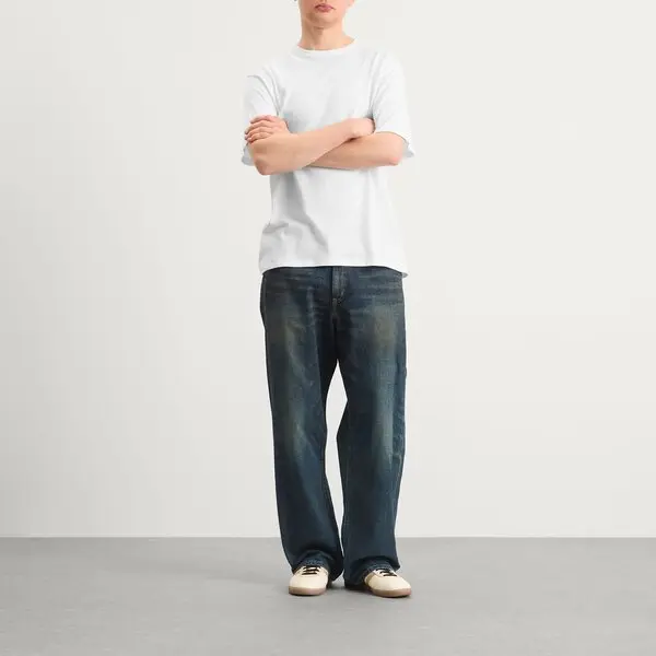 NEIGHBORHOOD Wide Leg Selvedge Denim Jeans