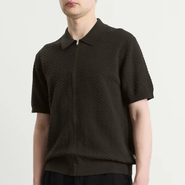 Nn07 Gustav Full Zip Polo