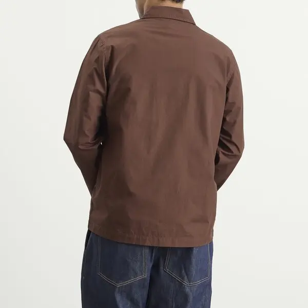 Universal Works Peached Poplin Bakers Overshirt