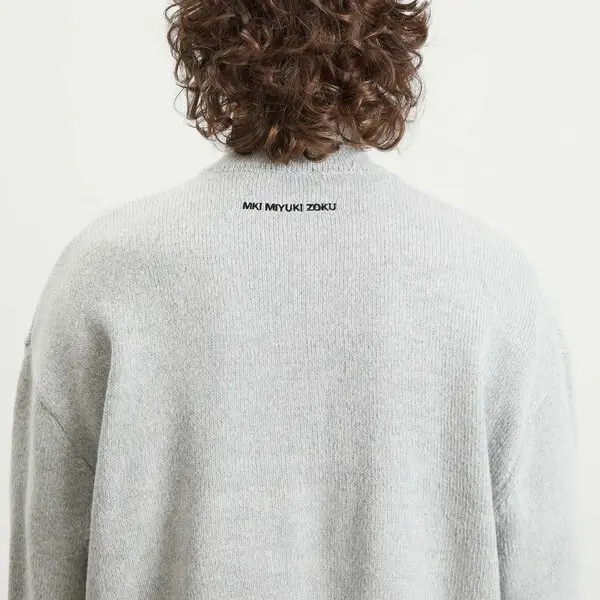 MKI MIYUKI ZOKU Mohair Blend Knit Track Jacket