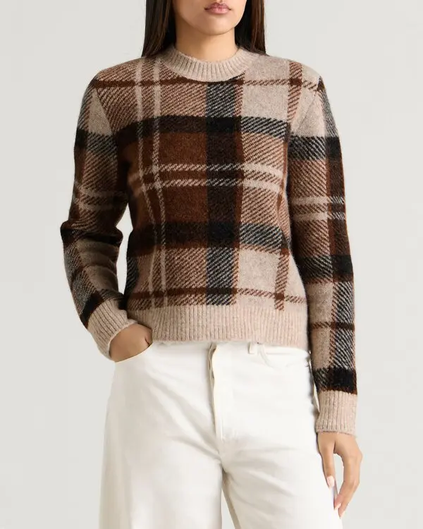 Barbour Glendyn Knitted Jumper | Elastane/leather/wool | End Clothing
