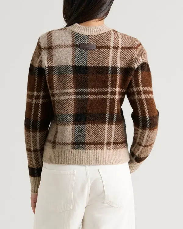Barbour Glendyn Knitted Jumper | Elastane/leather/wool | End Clothing