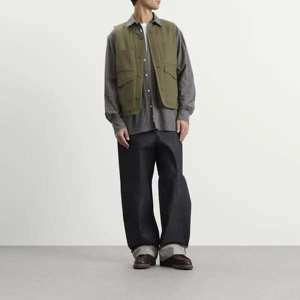Universal Works Brushed Moleskin 4 Pocket Gilet Jacket