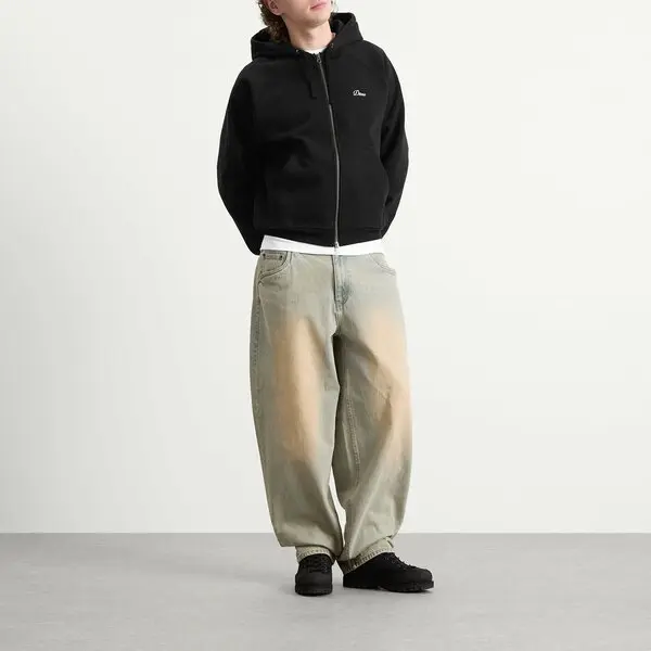 DIME Cursive Small Logo Zip Hoodie