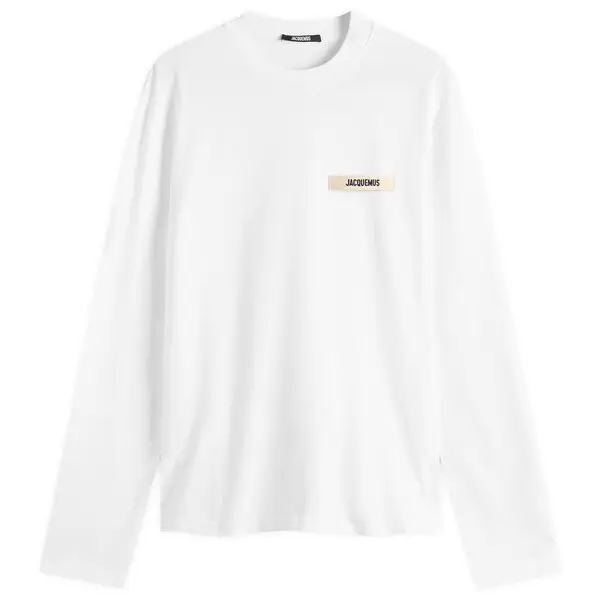 Jacquemus Grosgrain Logo Long Sleeve T-shirt