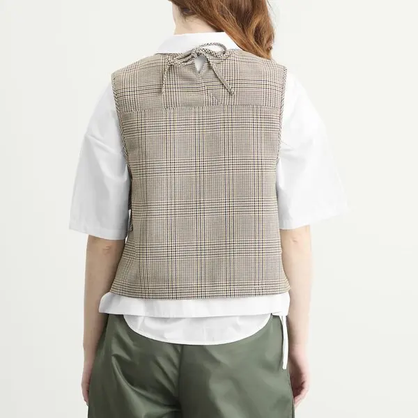 STEL Tie Side Check Tank Top