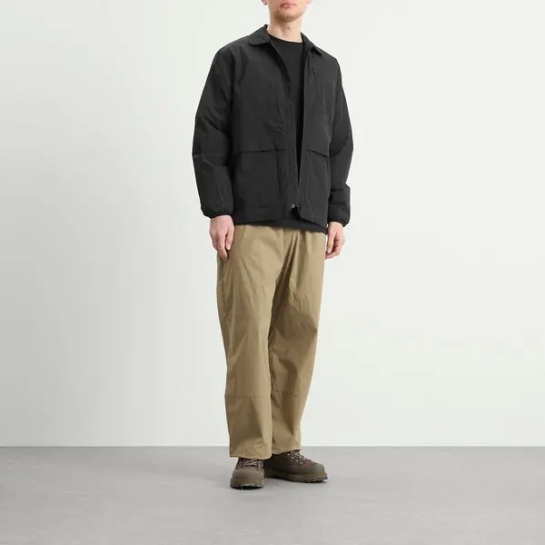SNOW PEAK Recycled Cotton T-shirt - Black