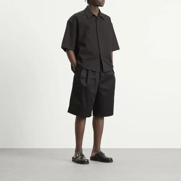 Studio Nicholson Sanko Cotton Linen Boxy Shirt