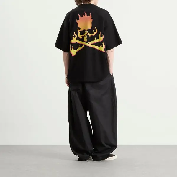 MASTERMIND WORLD Skull On Fire Shorts Sleeve T-shirt