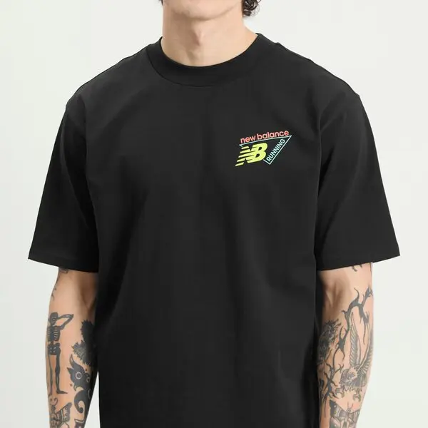 NEW BALANCE Classic Tri-logo Heat Map T-shirt