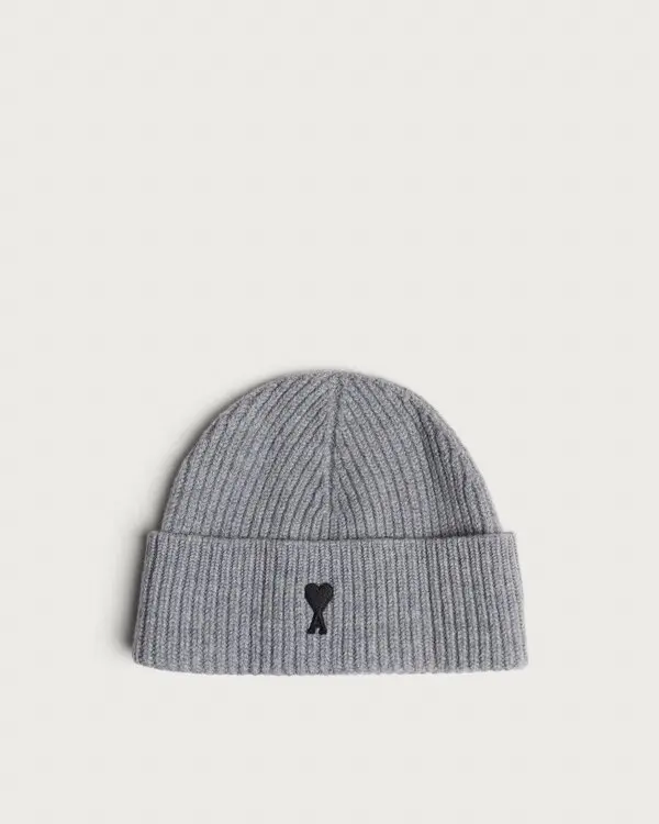AMI Paris Merino Wool Adc Beanie