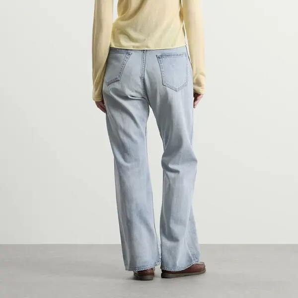 Auralee Faded Selvedge Light Denim Pants