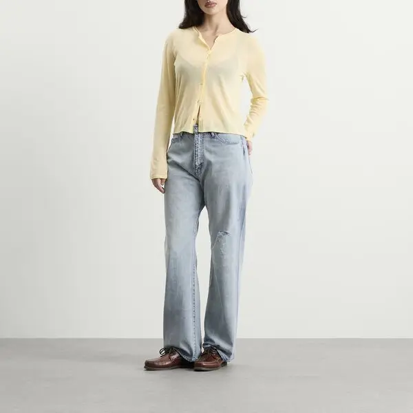Auralee Faded Selvedge Light Denim Pants
