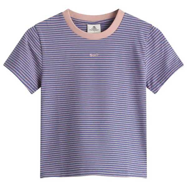 SUNDAYFRUITMARKET Mini Sun Stripe T-shirt - Navy