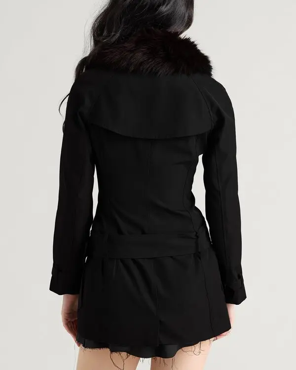 PEACHY DEN Mini Trench Jacket