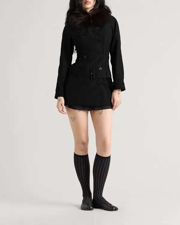 PEACHY DEN Mini Trench Jacket