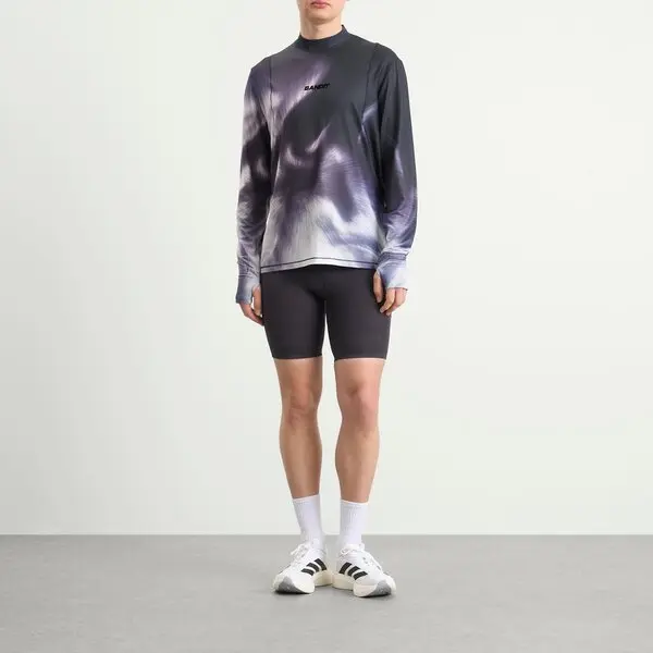 BANDIT Aura Grid Mockneck Long Sleeve - Haze Multi
