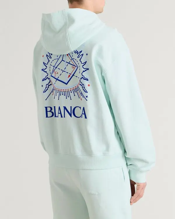 Casablanca Celestial Pyramid Printed Zip Up Hoodie