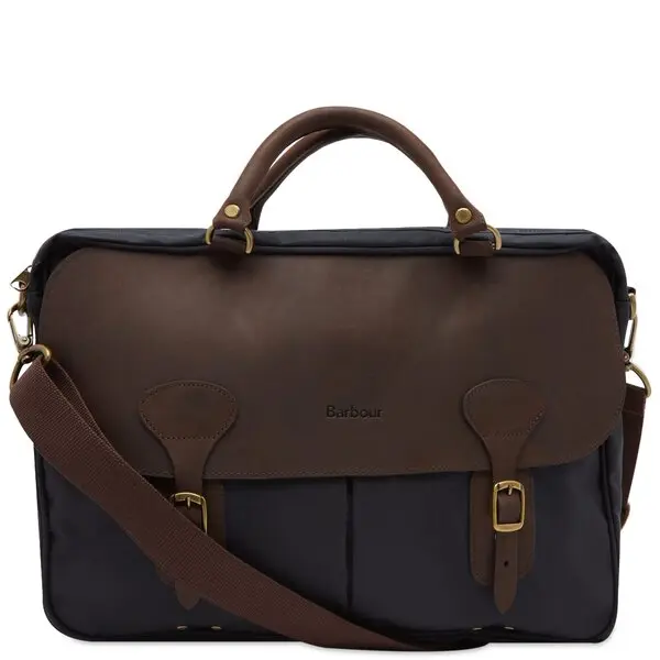 Barbour Wax Leather Briefcase