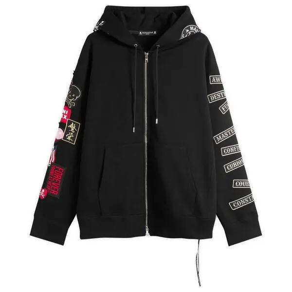 MASTERMIND WORLD Multi Patched Zip-up Hoodie