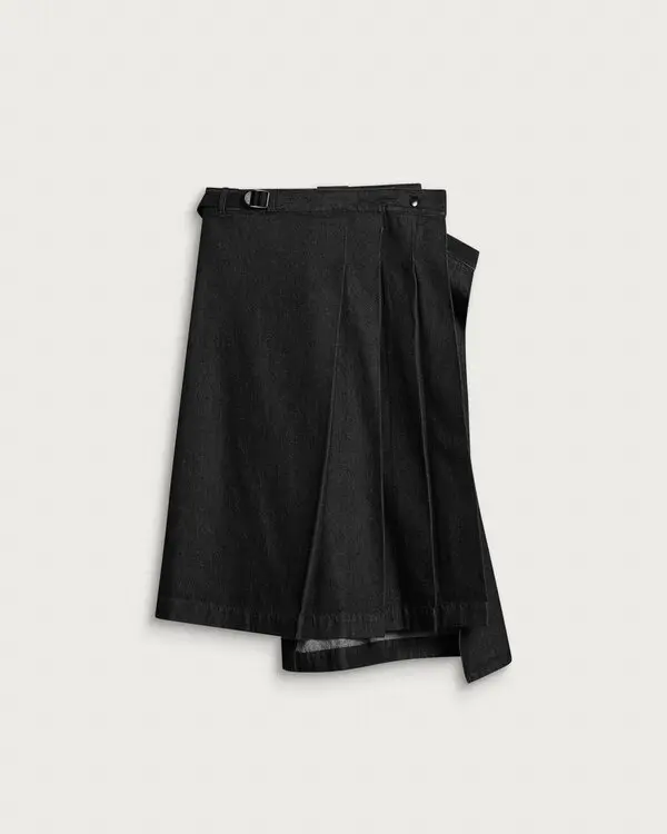 Y3 Denim Midi Skirt
