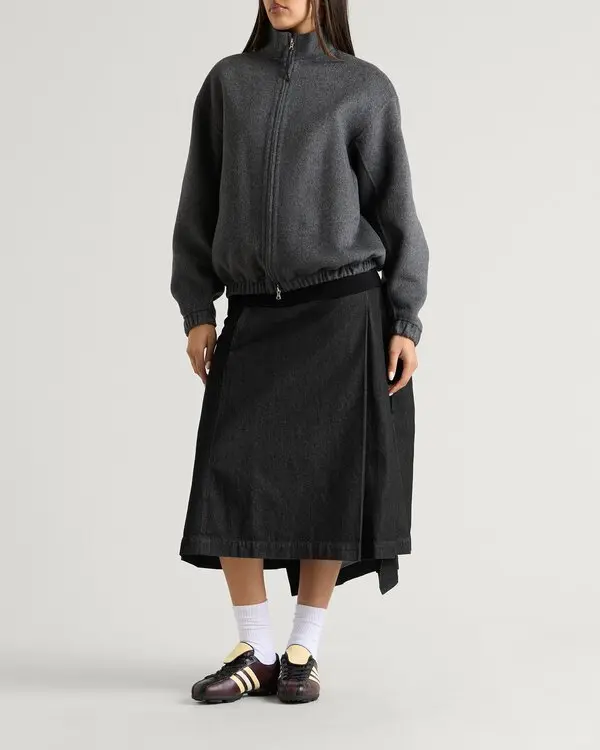 Y3 Denim Midi Skirt