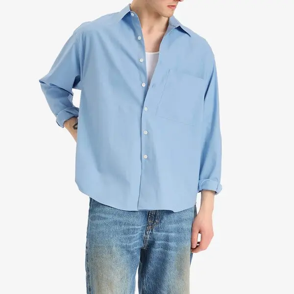 Auralee Washed Finx Twill Big Shirt