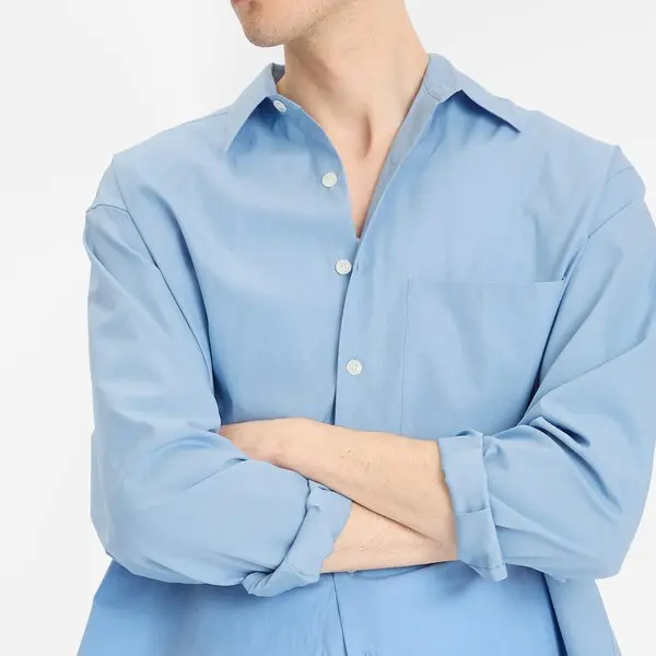 Auralee Washed Finx Twill Big Shirt