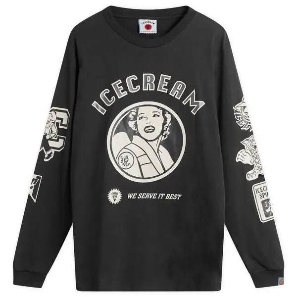 ICECREAM Multi Graphic Longsleeve T-shirt