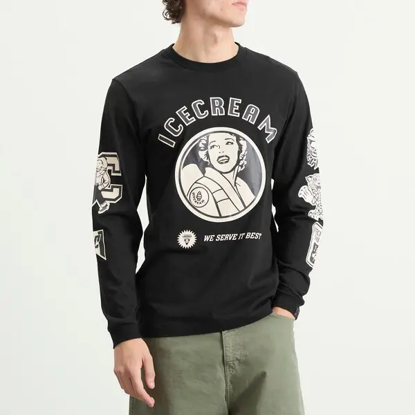 ICECREAM Multi Graphic Longsleeve T-shirt