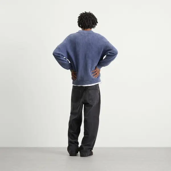BOUND Acid Wash Half Zip Pullover