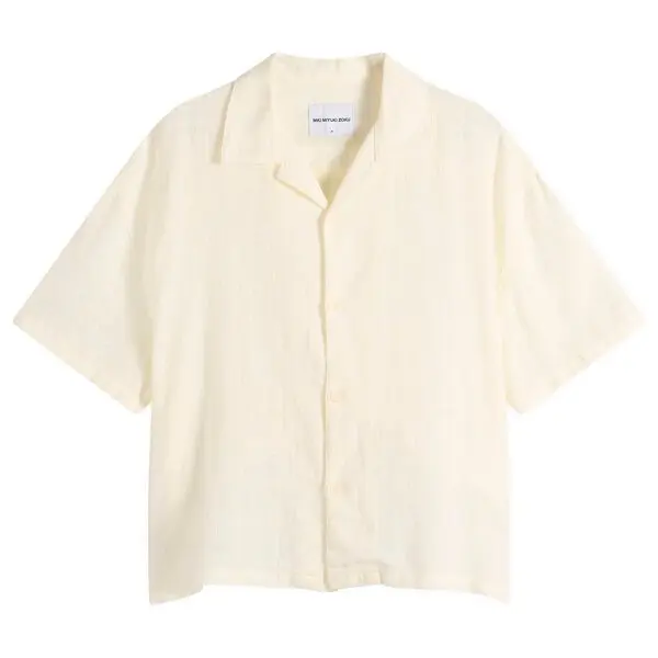 MKI MIYUKI ZOKU Loose Weave Check Vacation Shirt