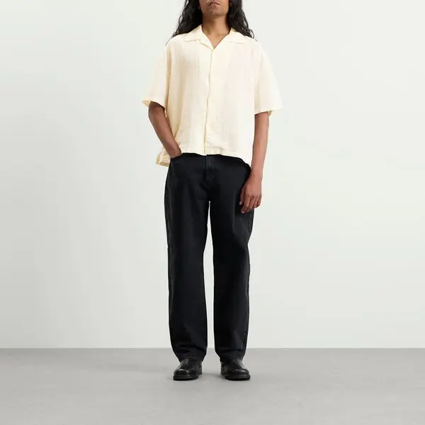 MKI MIYUKI ZOKU Loose Weave Check Vacation Shirt
