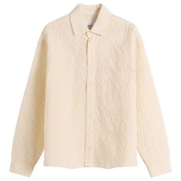 MKI MIYUKI ZOKU Ribbon Jacquard Box Dress Shirt