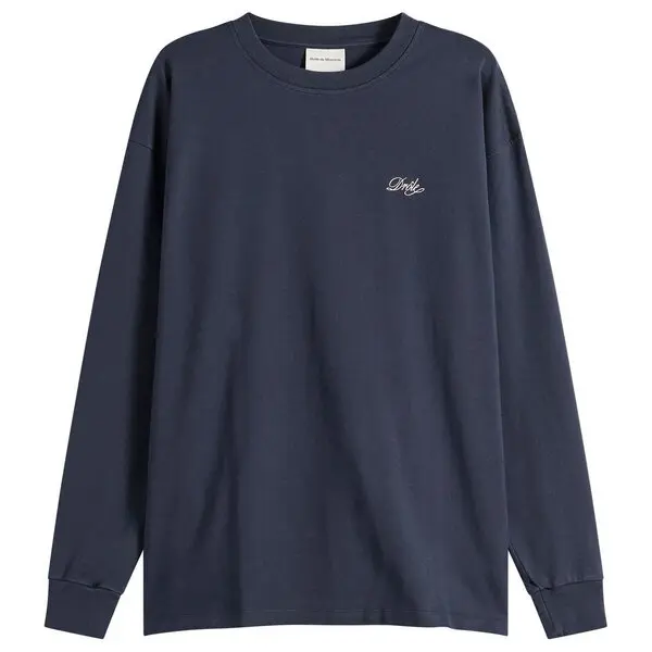 Drole De Monsieur Belissima Long Sleeve T-shirt - Navy