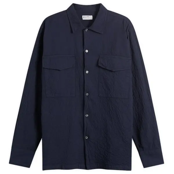 Universal Works Arten Seersucker Attendant Overshirt