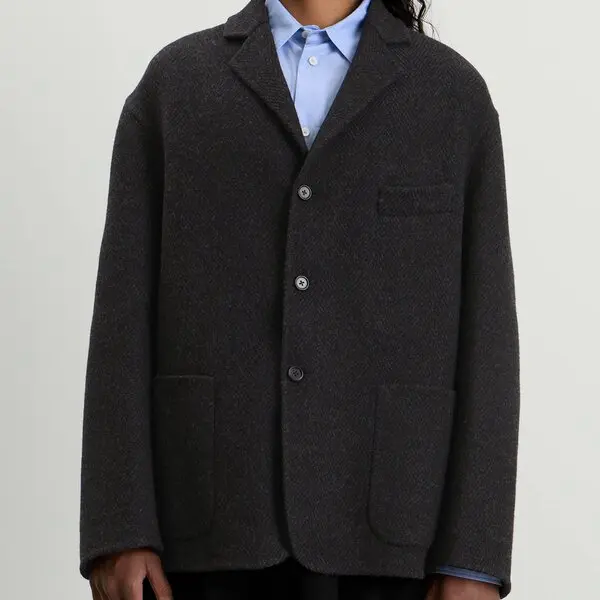 JIL SANDER Wool Double Faced Workwear Jacket