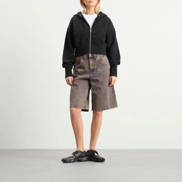 DIME Cropped Zip Hoodie