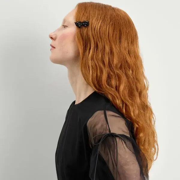 Simone Rocha Mini Hellebore Flower Hair Clip