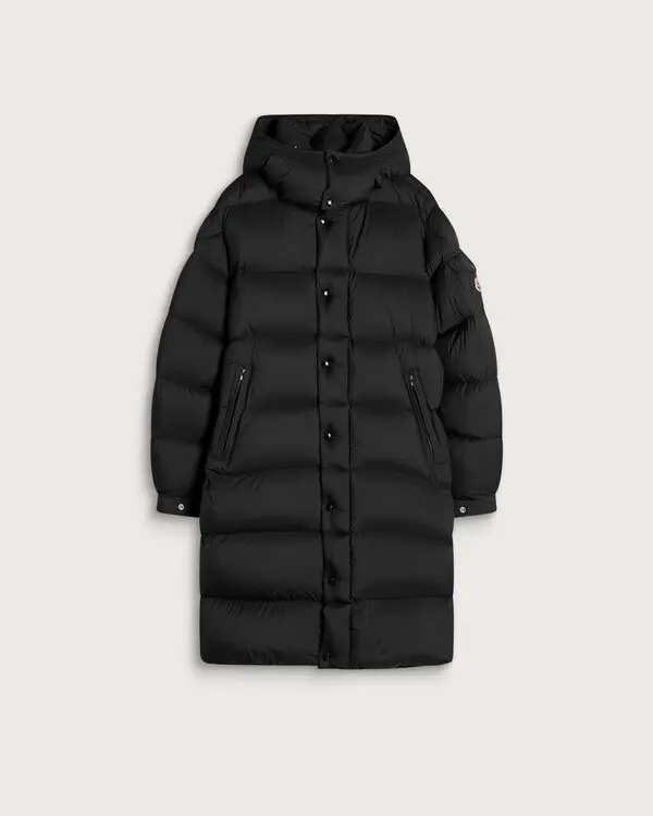 Moncler Hanoverian Long Parka Jacket - Black