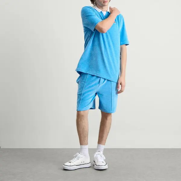 Casablanca Velour Pintuck Shorts