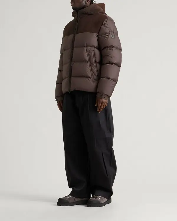 Moncler Jalmar Shearling Trim Jacket