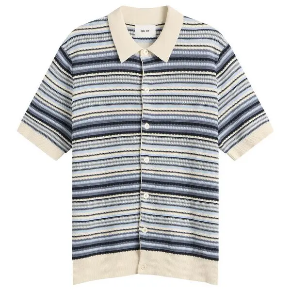 Nn07 Nolan Stripe Polo Cardigan