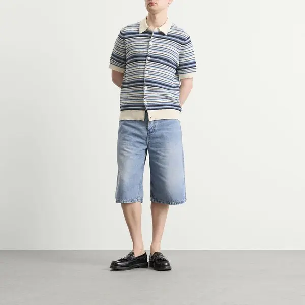 Nn07 Nolan Stripe Polo Cardigan