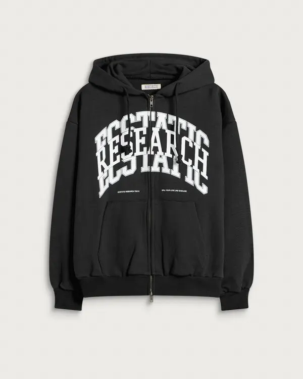 ECSTATIC RESEARCH Campus Zip Hoodie